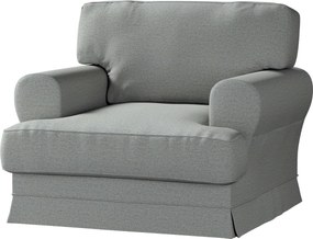 Potah na křeslo IKEA Ekeskog barva modrá látka pletený vzor