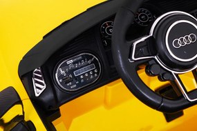 Ramiz Elektrické autíčko Audi R8 pro děti žluté + dálkové ovládání