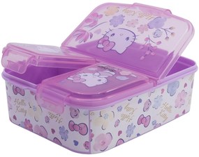 Multibox na svačinu Hello Kitty se 3 přihrádkami