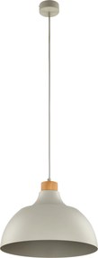 TK Lighting Béžový závěsný lustr Cap pro žárovku E27 TK5664