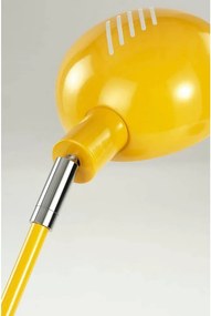 Žlutá ocelová stolní lampa s ohybatelnou konstrukcí (výška 59 cm) Lincon – Jotex