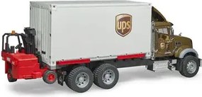Bruder 02828 Mack Granite UPS s vysokozdvižným vozíkem / 1:16 / od 4 l