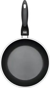 SILIT Sada pánví Domus nerezová-černá / 24 a 28 cm / nerezová ocel / n
