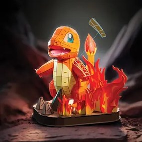 SPIN MASTER 4D Build Stavebnice Pokémon Charmander / 241 dílků / od 12