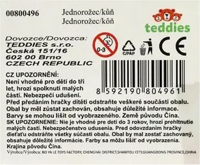 TEDDIES Jednorožec s křídly česací s hřebenem / Plast / 22 cm / 3 barv