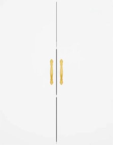 Skříň highboard bílá 69,5 x 34 x 180 cm kompozitní dřevo 3195995