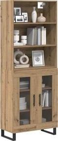 Vysoký bufet 2 ks Artisanový dub 69,5 x 34 x 180 cm 3403190