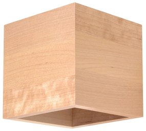 Sollux Lighting Nástěnné svítidlo QUAD přírodní dřevo