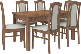 ADRK Furniture Sada stolu s židlemi RODOS 53 SE-ROD-53-L-B100