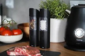Huslog Elektrické mlýnky na koření černá / 25 W / 85 ml / 4 x AAA 1.5
