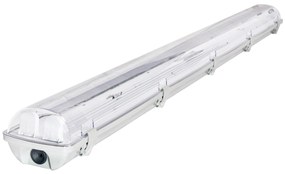BERGE Svítidlo + 2x LED trubice - T8 - 120cm - 18W - 3240Lm - neutrální bílá - SADA