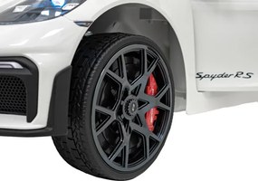 Elektrické autíčko Porsche Spyder RS ​​718 bílé