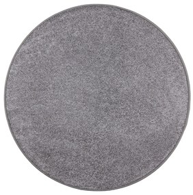 Vopi koberce Kusový koberec Capri šedý kruh - 400x400 (průměr) kruh cm