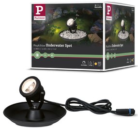 Paulmann 94209 Plug&Shine Pond Spot, podvodní reflektor 4W LED 25° 3000K, antracit, IP68