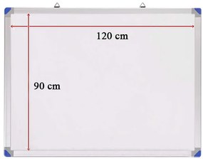 Doris Magnetická tabule oboustranná 90x120 cm
