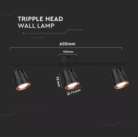 LED Solution Černé stropní LED svítidlo 15W Barva světla Teplá bílá 8259