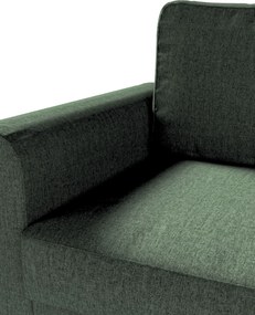 Potah na pohovku IKEA Backabro,  3-místná, rozkládací barva zelená látka pletený vzor