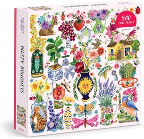 Galison Puzzle Květiny plné života 500 dílků