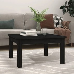 vidaXL Konferenční stolek 55 x 55 x 30 cm masivní borové dřevo [814231] Barva: Černá