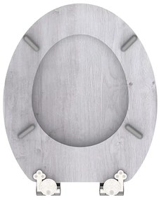 Eisl Sanitär WC prkénko MDF Soft Close Light Wood 80192