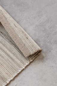 Hanse Home, Běhoun Handloom 105962 Dhaka Grey Brown, 80x200, béžová, chodba / předsíň