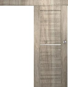 posuvné interiérové dveře na stěnu vasco doors IBIZA model 2 Průchozí rozměr: 70 x 197 cm, Orientace dveří: Levé dveře, Dekor: Ořech columbia