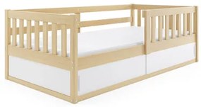 Dětská postel SMART 80x160 cm Borovice - bílá