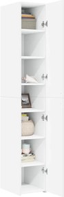 Skříň highboard bílá 30 x 42,5 x 185 cm kompozitní dřevo 3281392