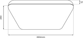 Stropní LED svítidlo Nemo, 1x LED 11w, 4000k, b