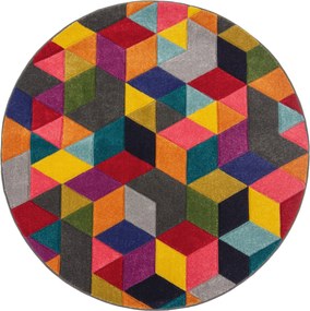 XXXLutz TKANÝ KOBEREC, 160/160 cm vícebarevná Flair Rugs - Online Only koberce & rohožky - 003165032801