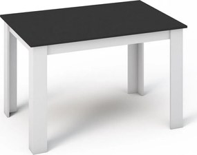 Casarredo - Komfort nábytek Jídelní stůl MANGA 120x80, bílá/černá