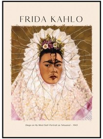 Frida Kahlo - Diego v mé mysli  A4 (21 x 29,7 cm)