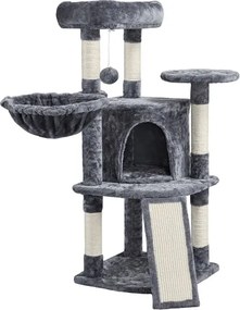 Škrabadlo pro kočky Yaheetech – tmavě šedá, 107 cm (255105118947)