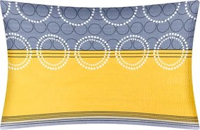 Bellatex Povláček krepový 40x60 cm Kroužek Šedá,Žlutá