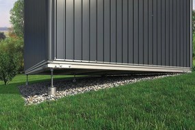 Biohort Zahradní domek BIOHORT HighLine DUO H5 275 x 315 (šedý křemen metalíza)