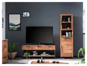Massive home | TV stolek z masivu Wild II -  světlá akácie