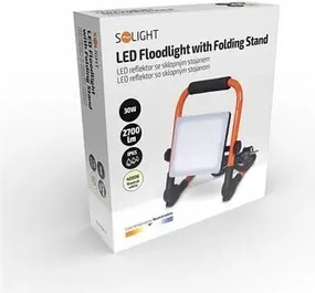 Solight WM-30W-FEQ LED reflektor se sklopným stojanem / 30W / 2700lm /