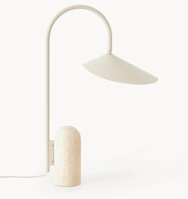 Velká nastavitelná stolní lampa's mramorovou podstavou Arum