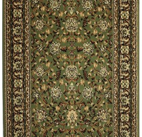 Weltom, Běhoun na míru Samira New 12003-023 green, šíře 120 cm, zelená, chodba / předsíň