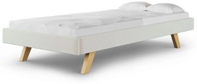 MINKO Čalouněná dětská jednolůžková postel BASIC bez čela Zvolte barvu: Šedá, Zvolte rozměr: 120x200 cm