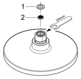 GROHE 27492000 - Hlavová sprcha EUPHORIA COSMOPOLITAN pr. 180 mm lesklý chrom