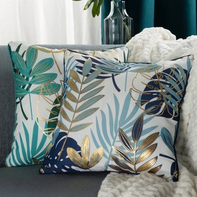 DEKORAČNÍ POVLAK NA POLŠTÁŘ MALTA 45X45 CM LISTY