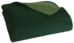Oboustranný prošívaný přehoz BEDDO III 220x240 cm zelený