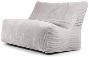 Světle šedý manšestrový sedací vak Sofa Seat Lounge – SLOWDOWN