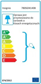 Bílá stojací lampa Nus