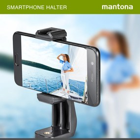 Držák mobilního telefonu mantona – 63-100 mm, 4 palců, černá (1023044)