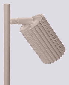 Taupe kovová stolní lampa (výška 43 cm) Gleam – Sollux
