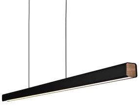 Toolight Toolight, LED stropní svítidlo 100cm, 15W, APP1448-CP, černá matná, OSW-03900