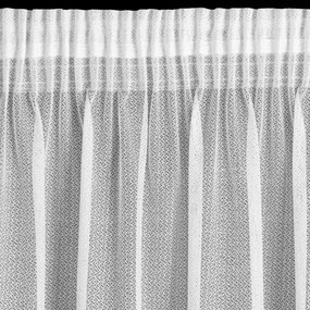 ZÁCLONA NA PÁSCE VANESA 350X270 CM BÍLÁ
