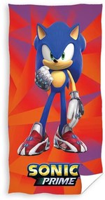 TipTrade Bavlněná froté osuška 70x140 cm - Ježek Sonic Prime